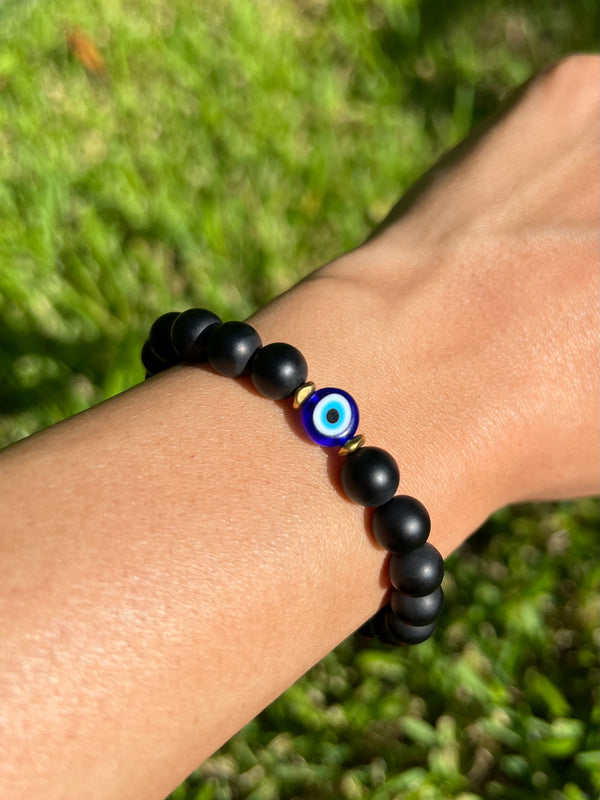 EVIL EYE - MATTE BLACK ONYX - Kema Earth